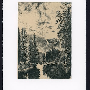 Etching Intaglio / Wall Art / Original Print Limited Edition ...