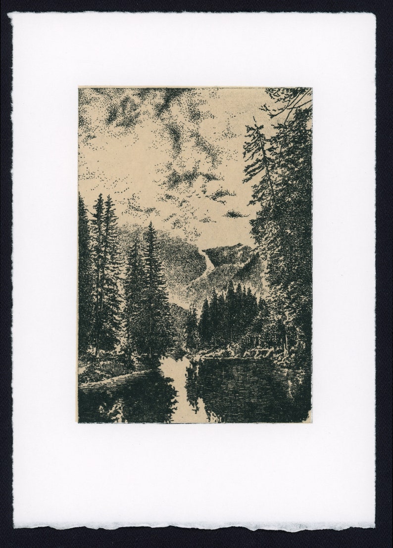 Etching Intaglio / Wall Art / Original Print Limited Edition ...