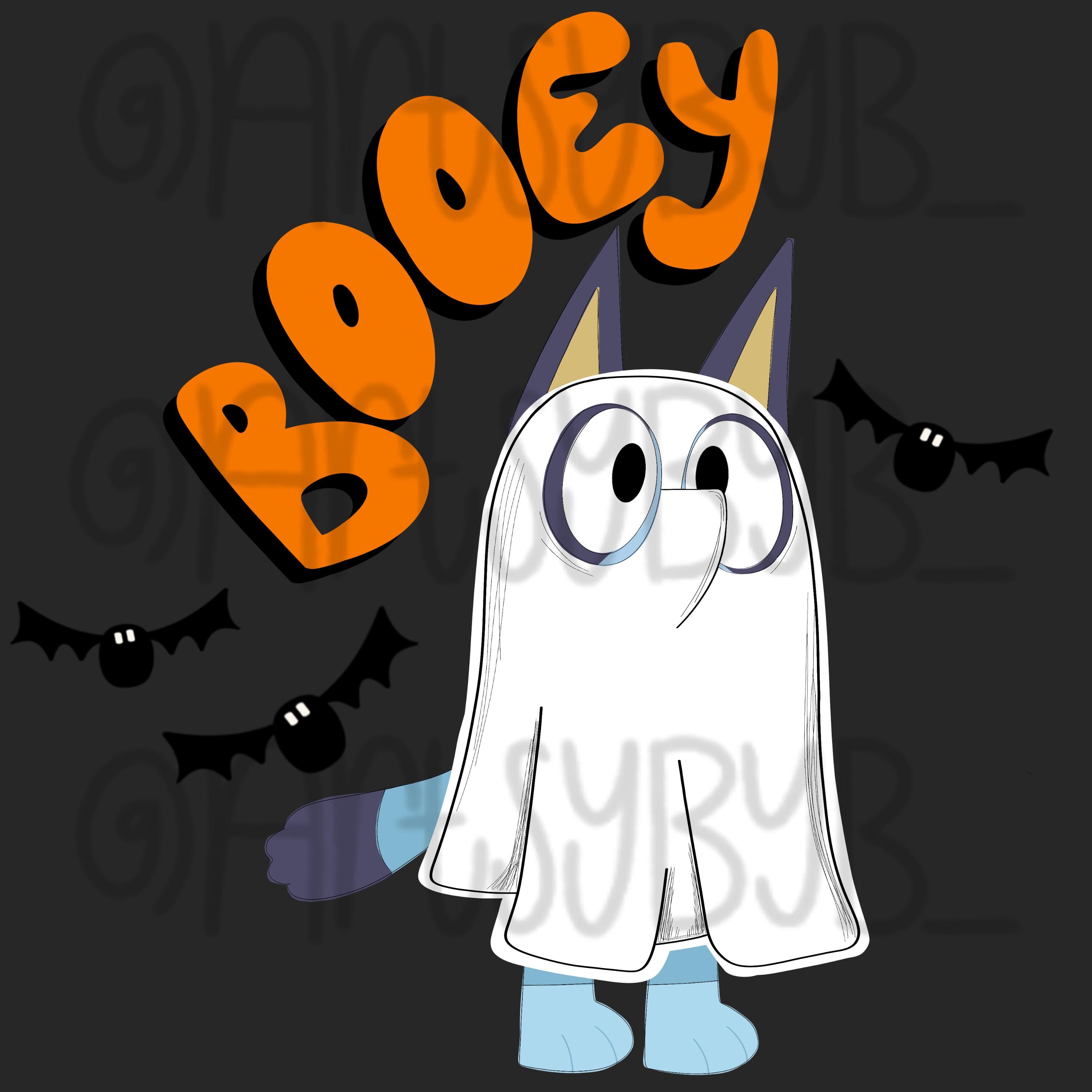 Booey PNG, Bluey Halloween PNG, Blue Dog, Halloween Png, Bluey Png ...
