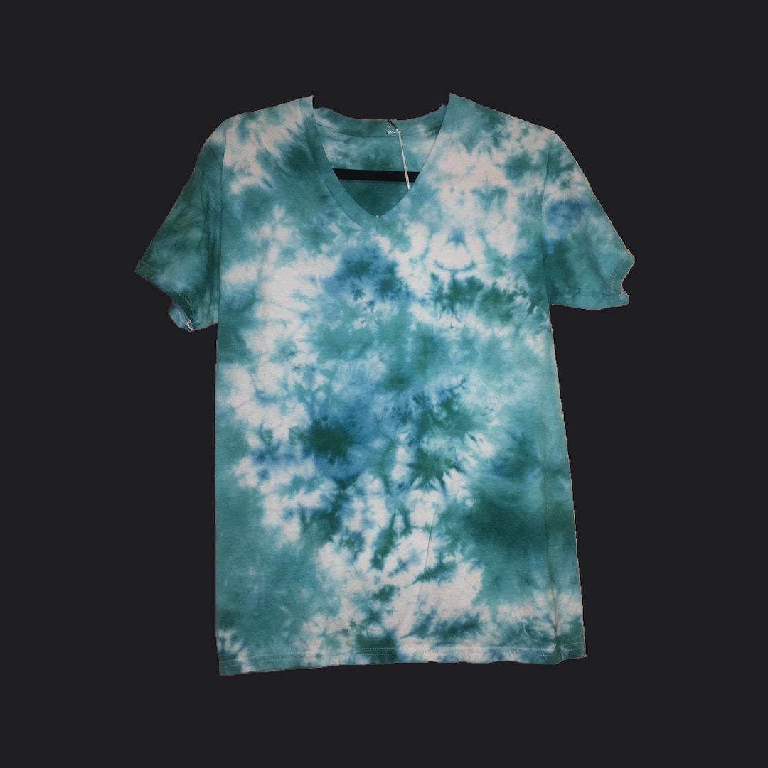 Pool Water Tie Dye V-neck - Etsy
