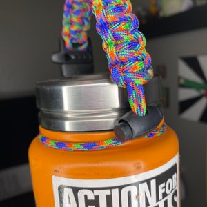 Paracord Water Bottle Handle With Whistle - Etsy