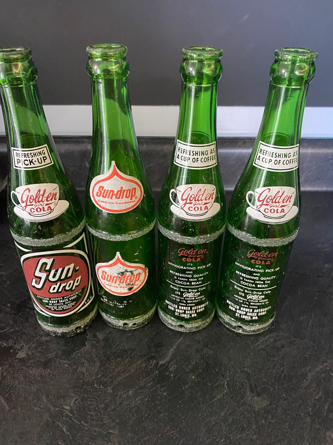 3 Sun-drop Golden Cola & 1 Golden Goodness Bottles - Etsy