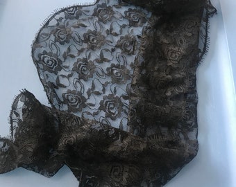 Lace Triangle Scarf - Etsy