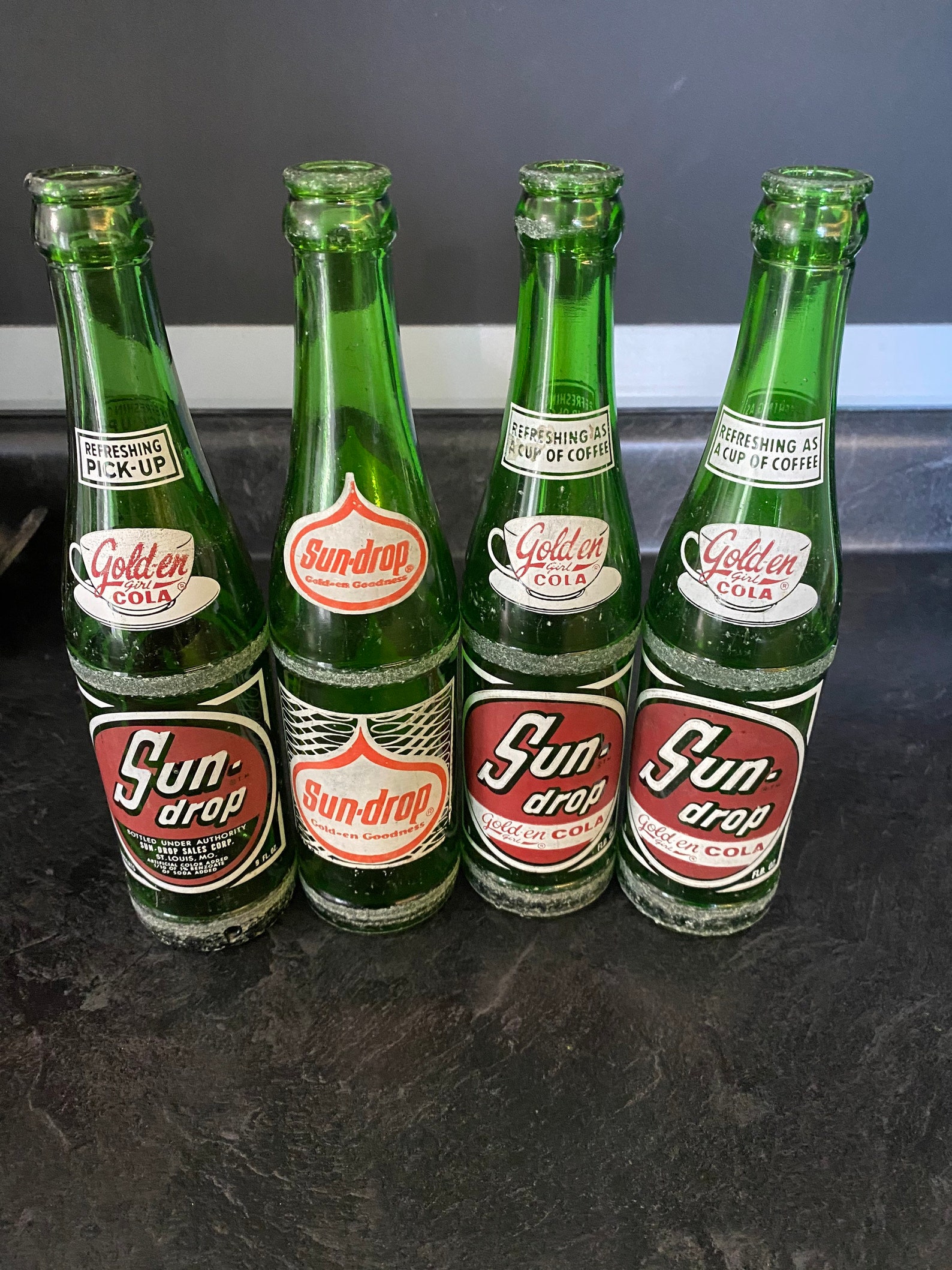 3 Sun-drop Golden Cola & 1 Golden Goodness Bottles - Etsy