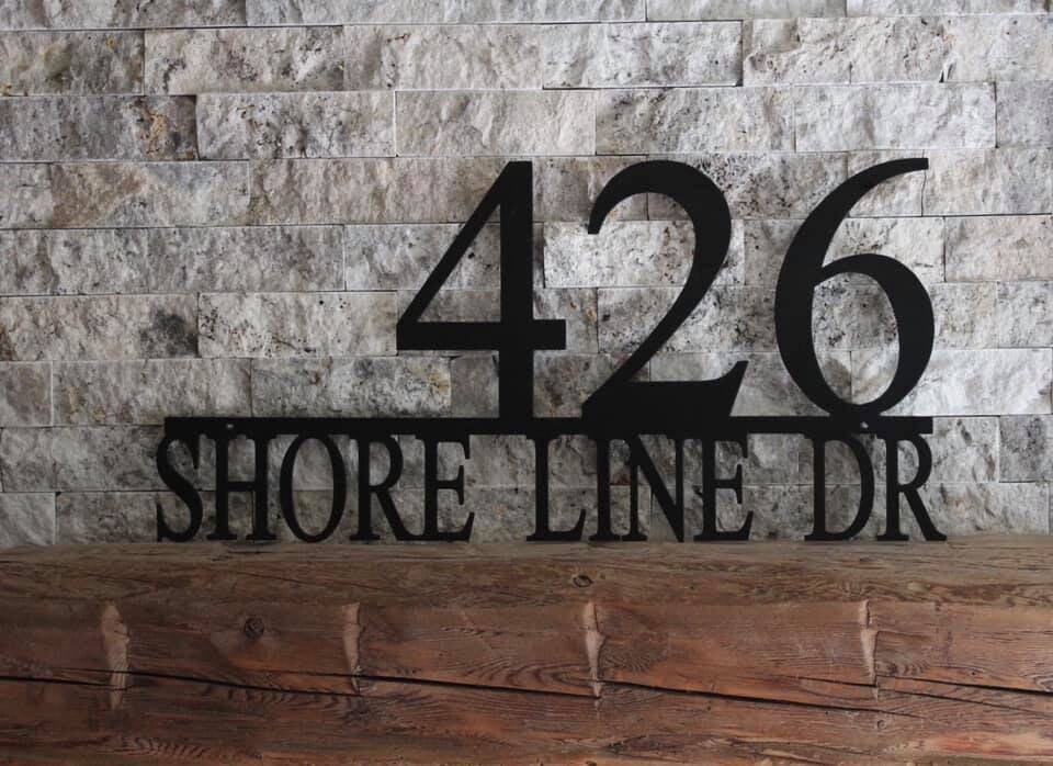 Custom Address Sign Metal Address Sign Custom Address | Etsy