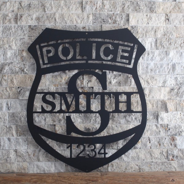 Law Enforcement Sign - Etsy