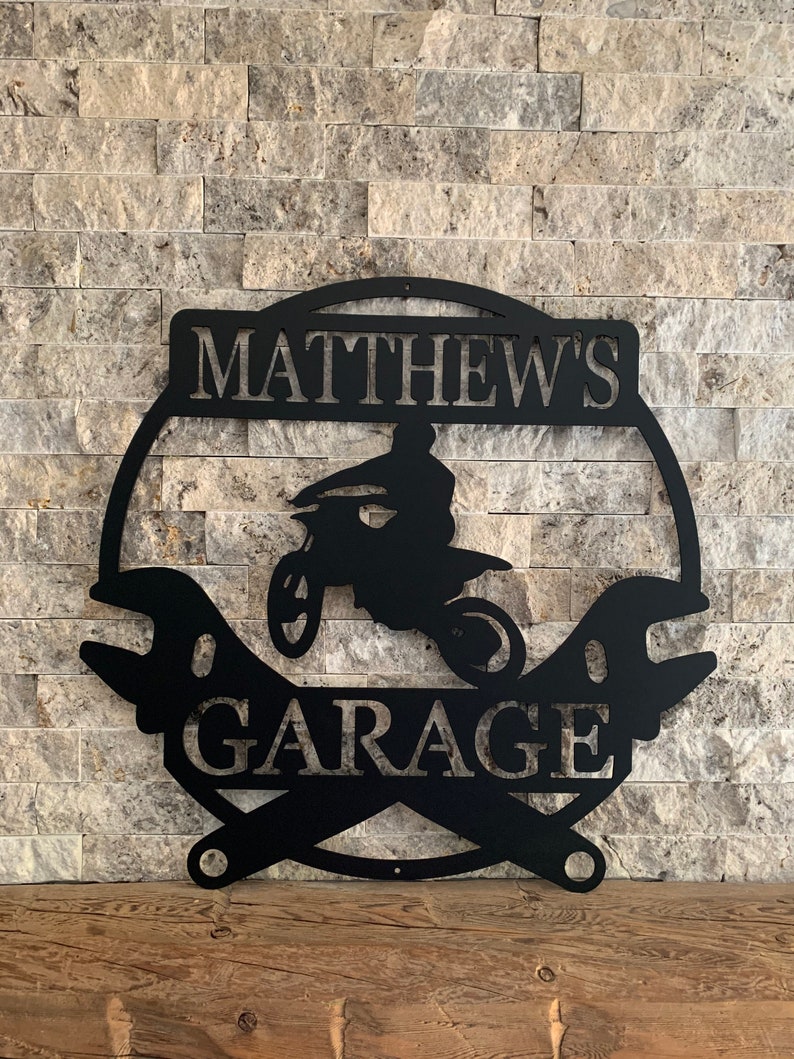 Custom Garage Sign Custom Name Metal Sign Personalized | Etsy
