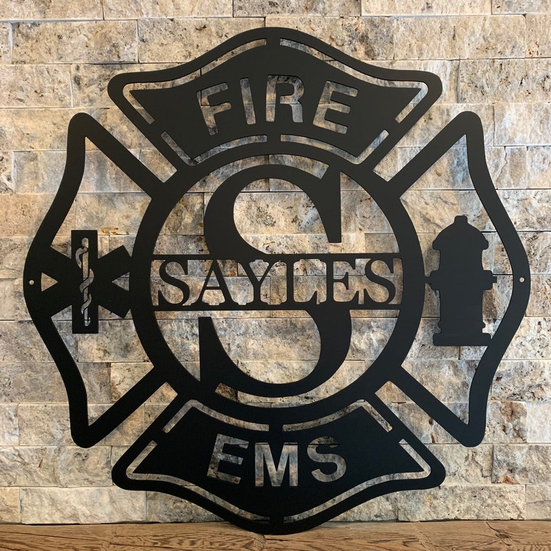 Firefighter Sign - Etsy