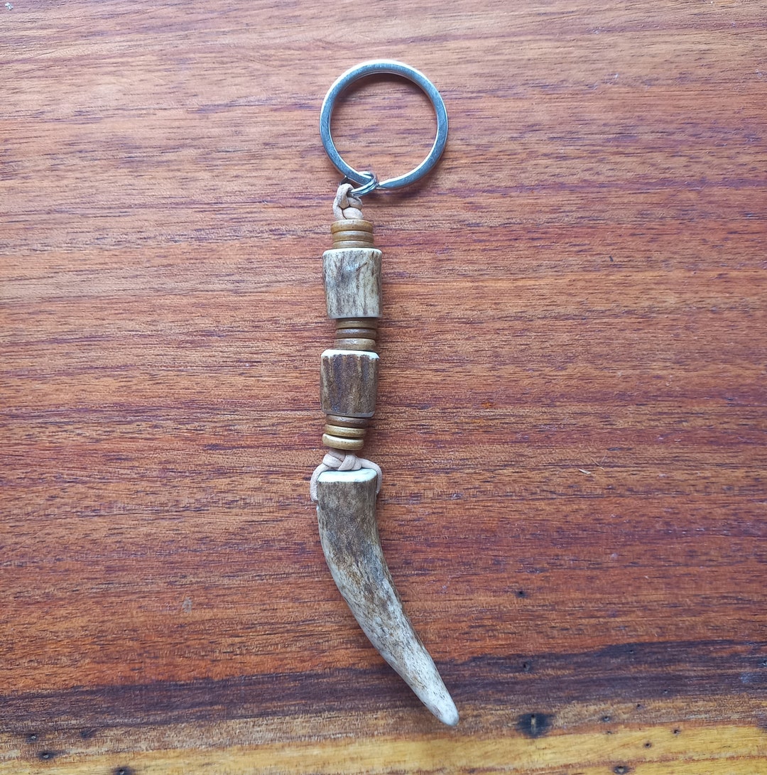 Deer Antler Tip Keychain - Etsy Canada