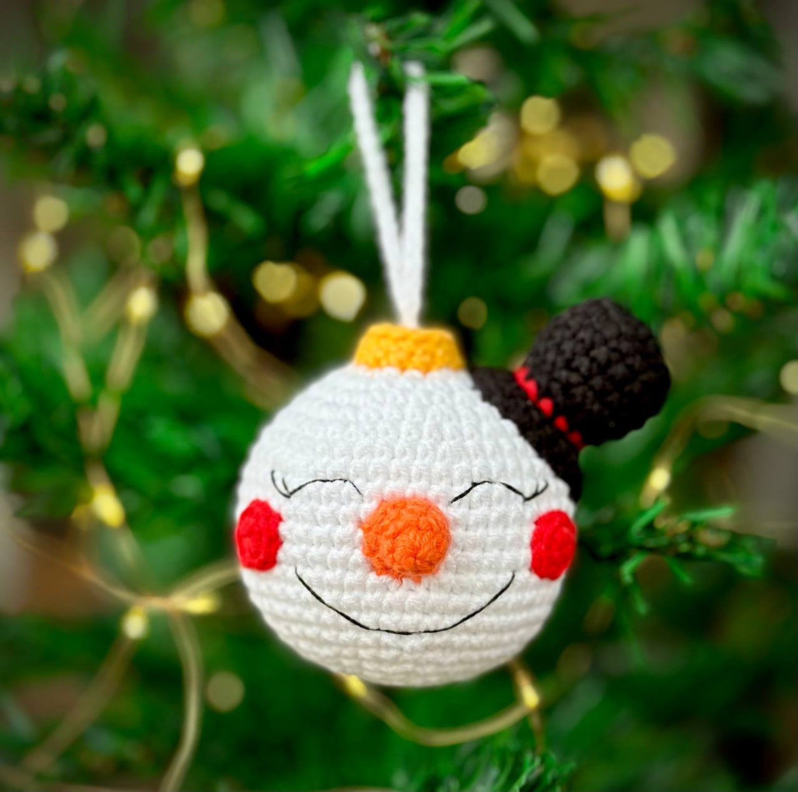 Christmas Tree Decorations PDF CROCHET PATTERN Snowman Christmas ...