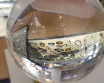 Glass crystal ball | Etsy