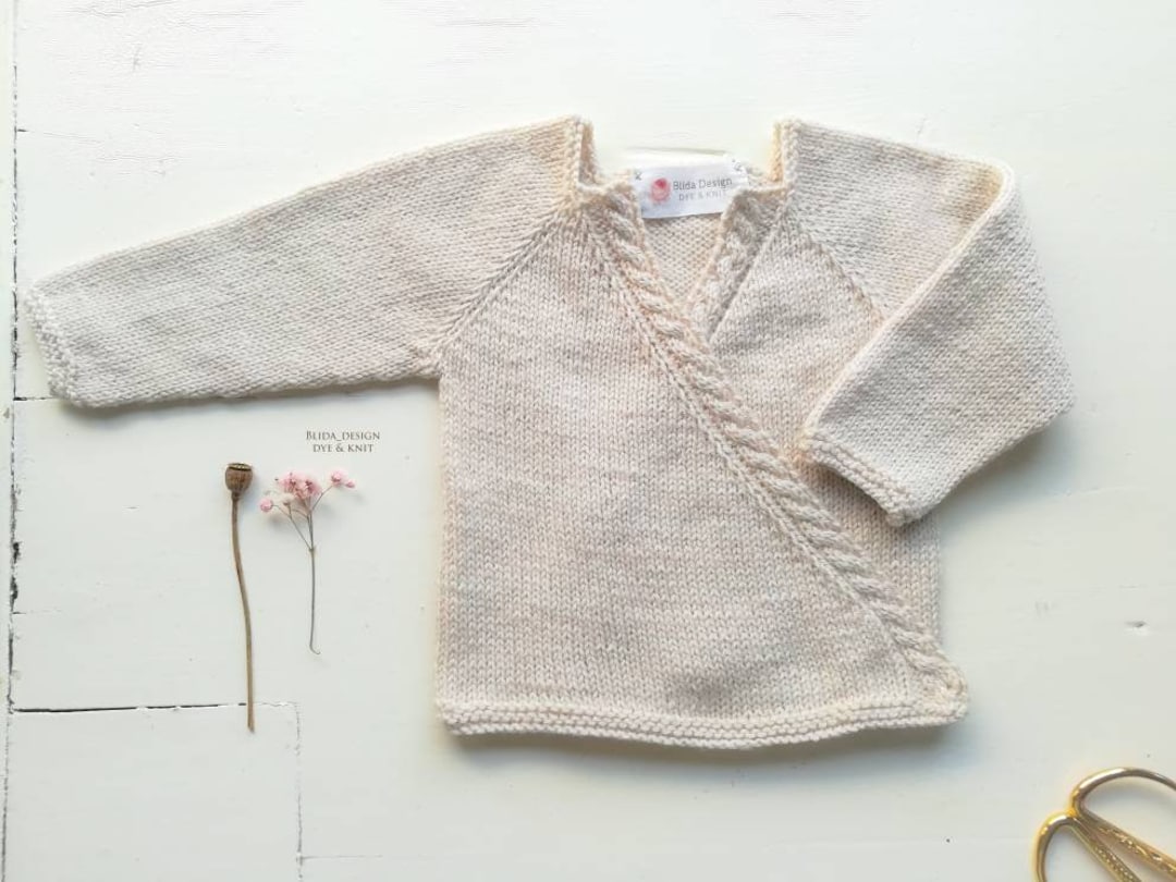 Detailed PDF Knitting Pattern “leni“ Wrap Jacket 56-122 - Etsy
