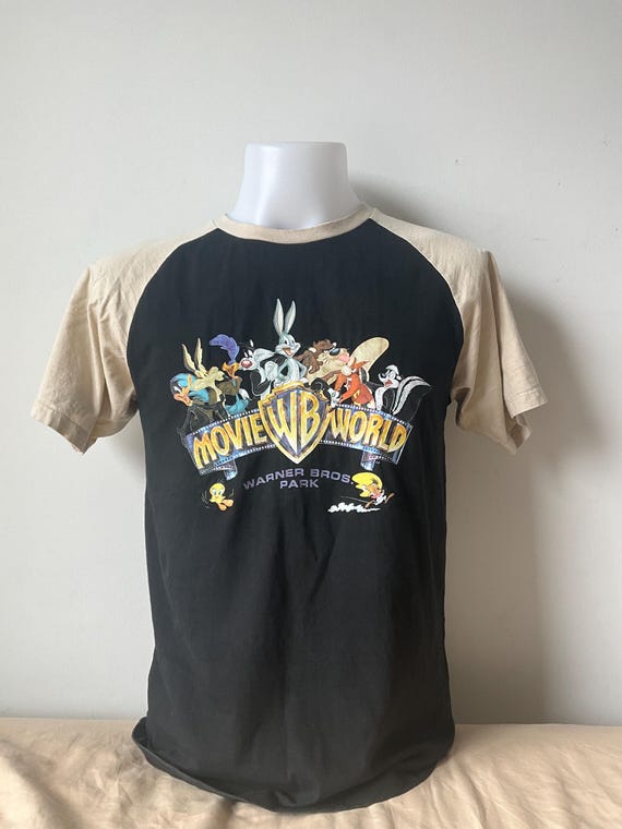 Vintage Warner Bros Park Movie World Characters Shirt - Gem