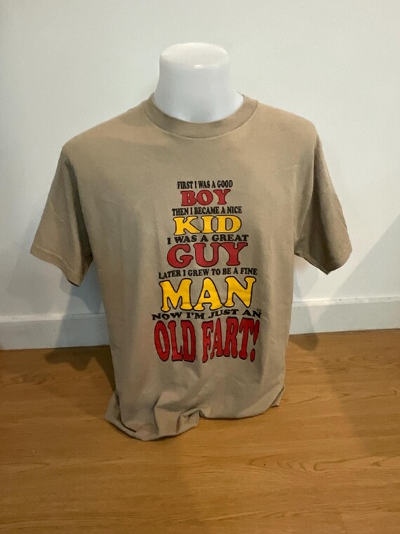 Vintage Boy Guy Man Old Fart Fruit Of The Loom 1993 S… - Gem