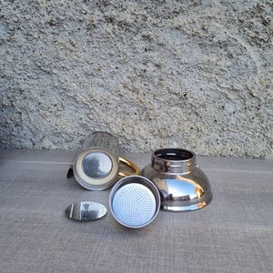 Orchidea Stovetop Moka Pot,in Stainless Steal Manufactured Inoxpran ...