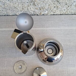 Orchidea Stovetop Moka Pot,in Stainless Steal Manufactured Inoxpran ...