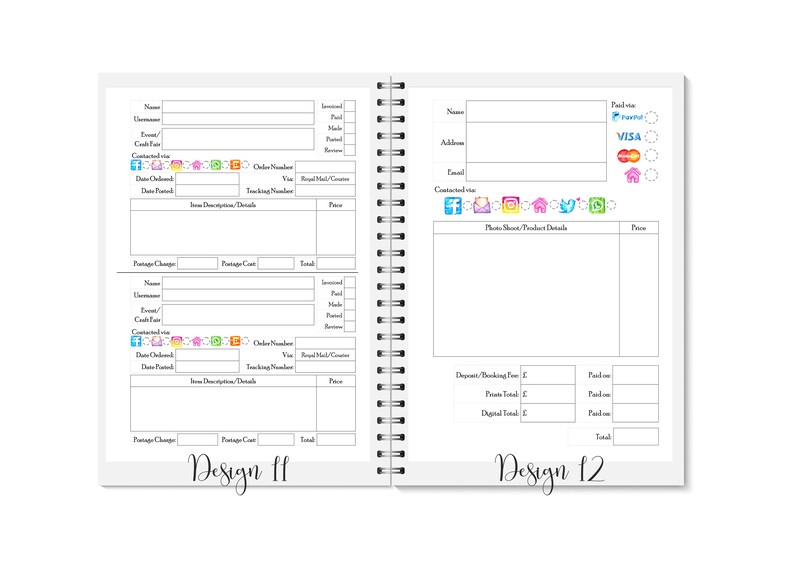 A5 Order Book - Etsy UK