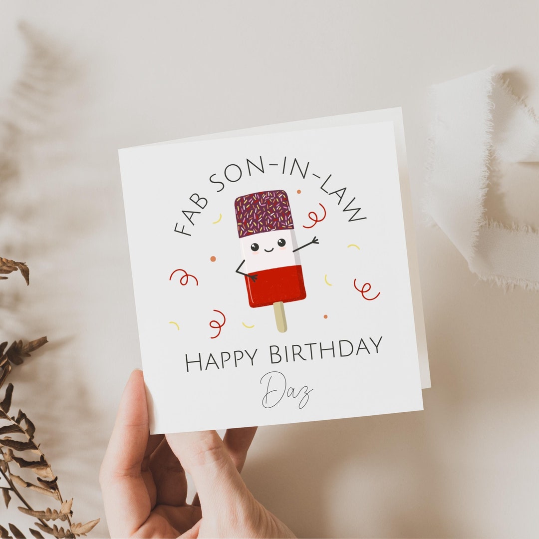 Fab Lolly Birthday Card - Etsy UK
