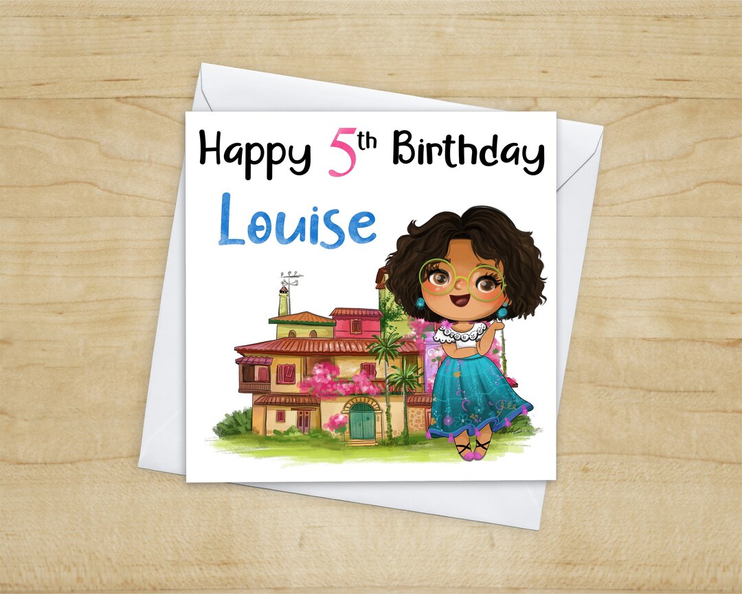 Personalised Mirabel Birthday Card - Etsy