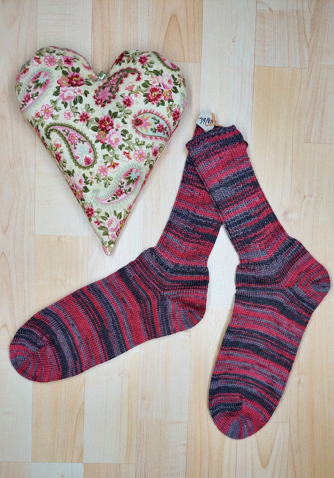 Knitted Socks Size 39 / 40 With Bamboo - Etsy