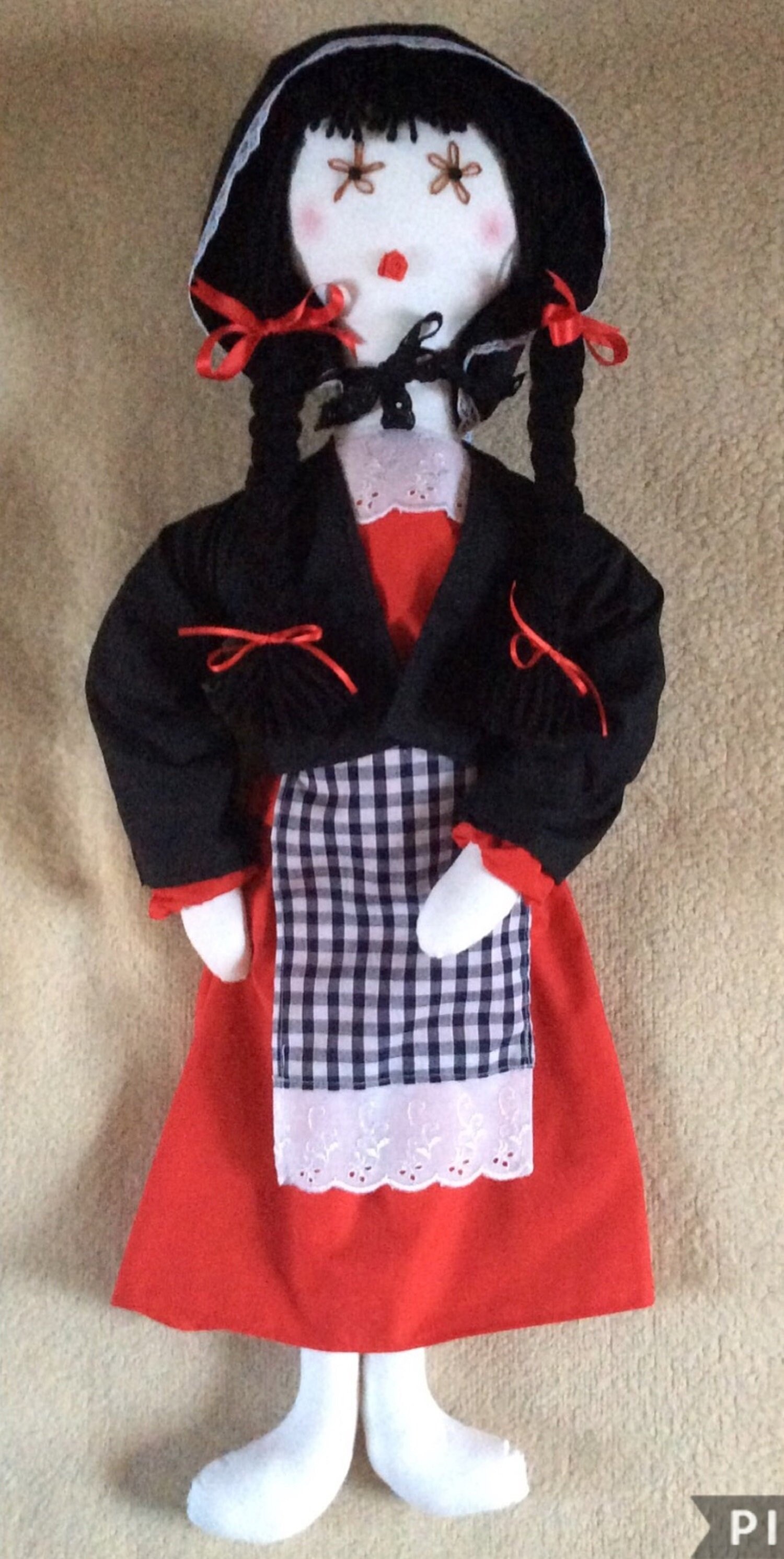 Megan is a Traditional Welsh Rag Doll Design Originally Made - Etsy
