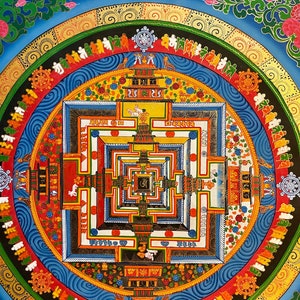 Mandala Art Work, XL, Hand Painted - Etsy
