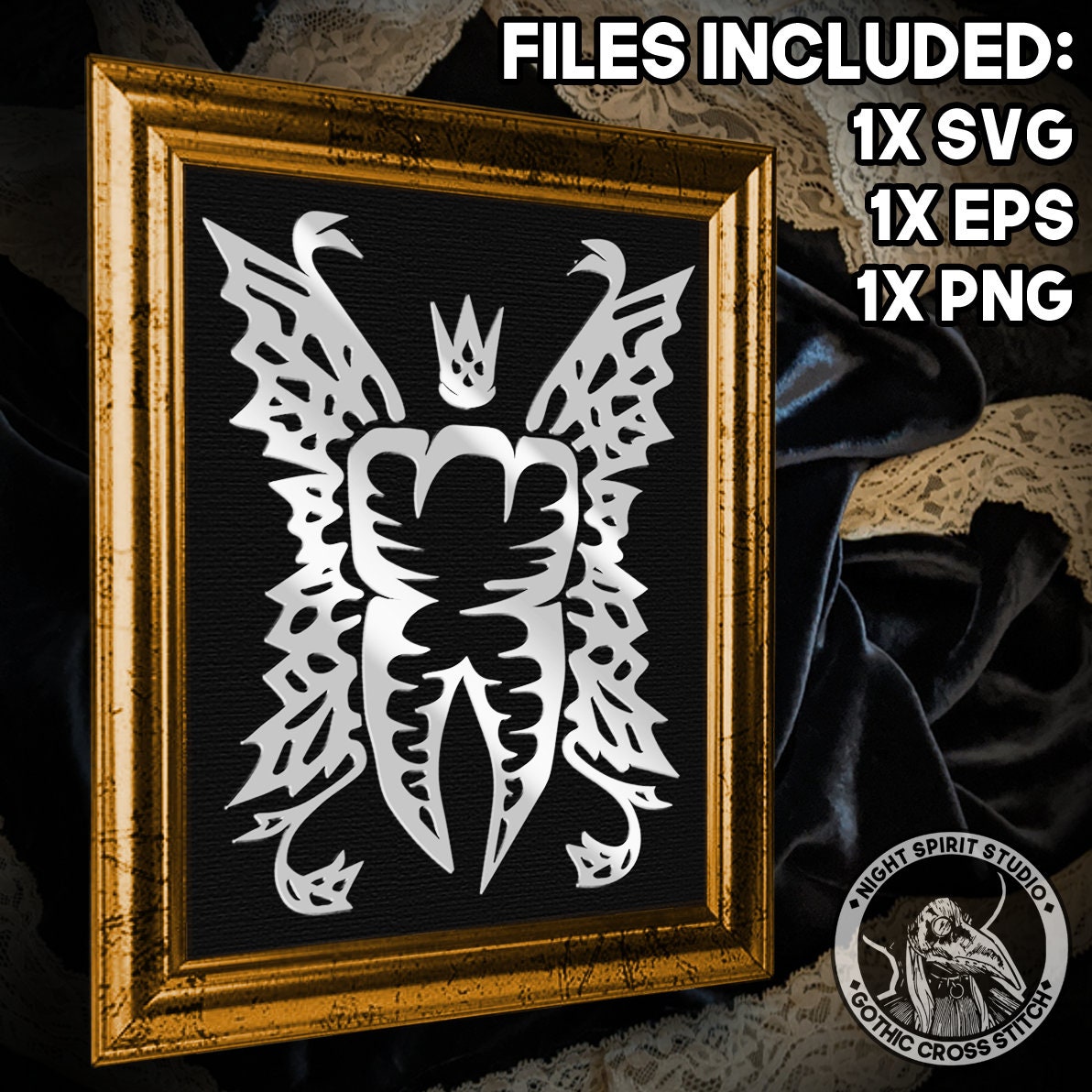 Gothic Tooth Fairy SVG Gothic SVG Goth SVG Dentist Svg - Etsy