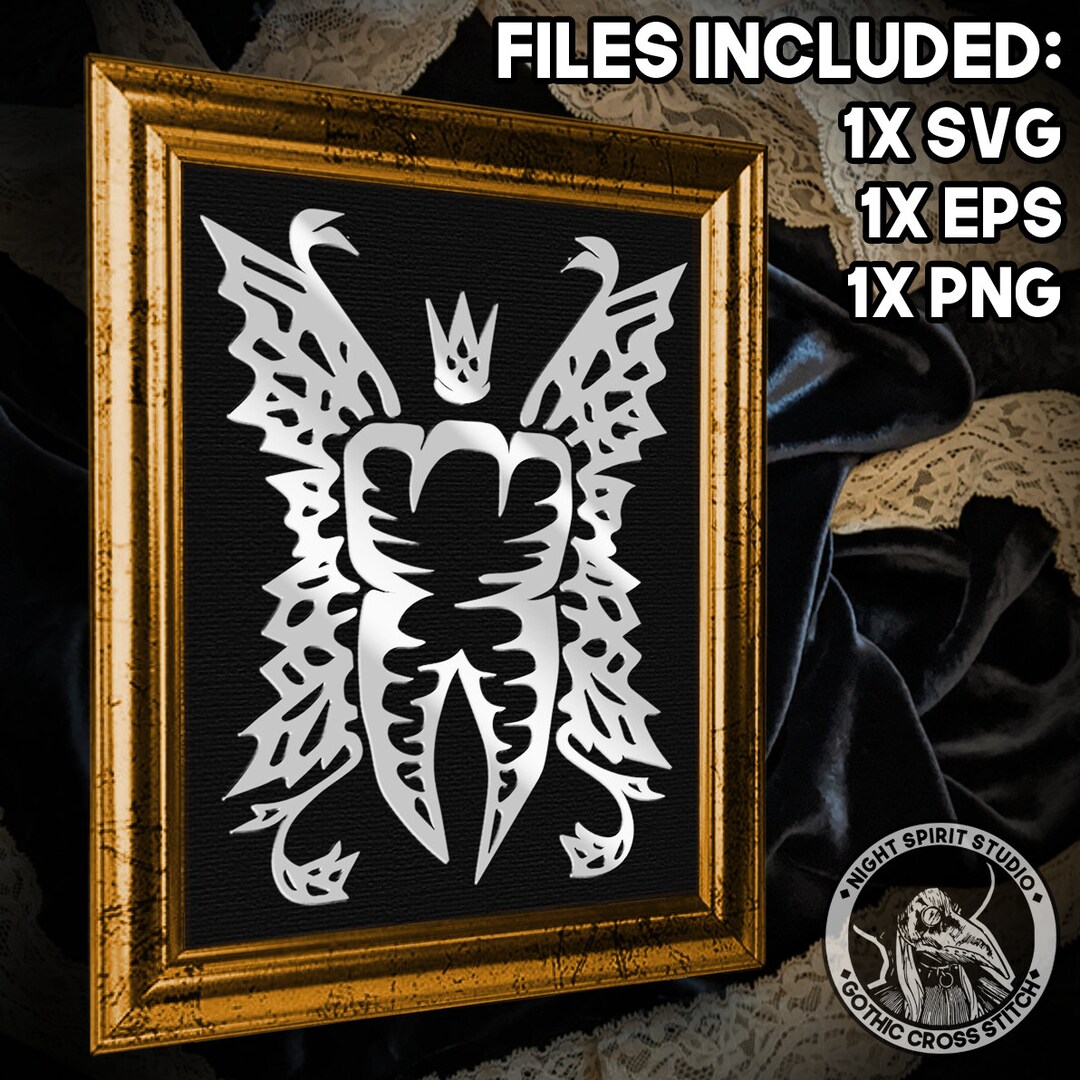 Gothic Tooth Fairy SVG: Goth Clipart Vector (digital Download) - Etsy UK