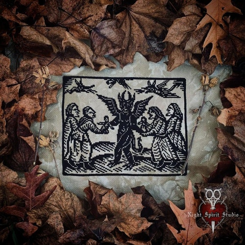 Baphomet Satanic Cross Stitch Pattern / Digital PDF - Etsy