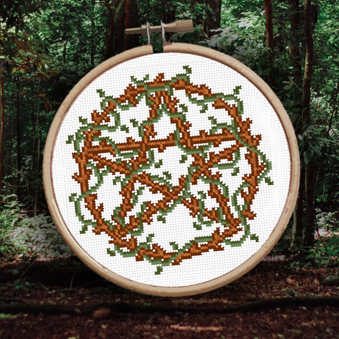 Pentacle Cross Stitch Pattern PDF 6 X 6 - Etsy
