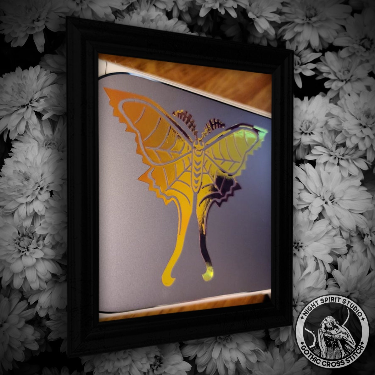 Goth Moth SVG Gothic SVG Goth SVG Moth svg Halloween | Etsy