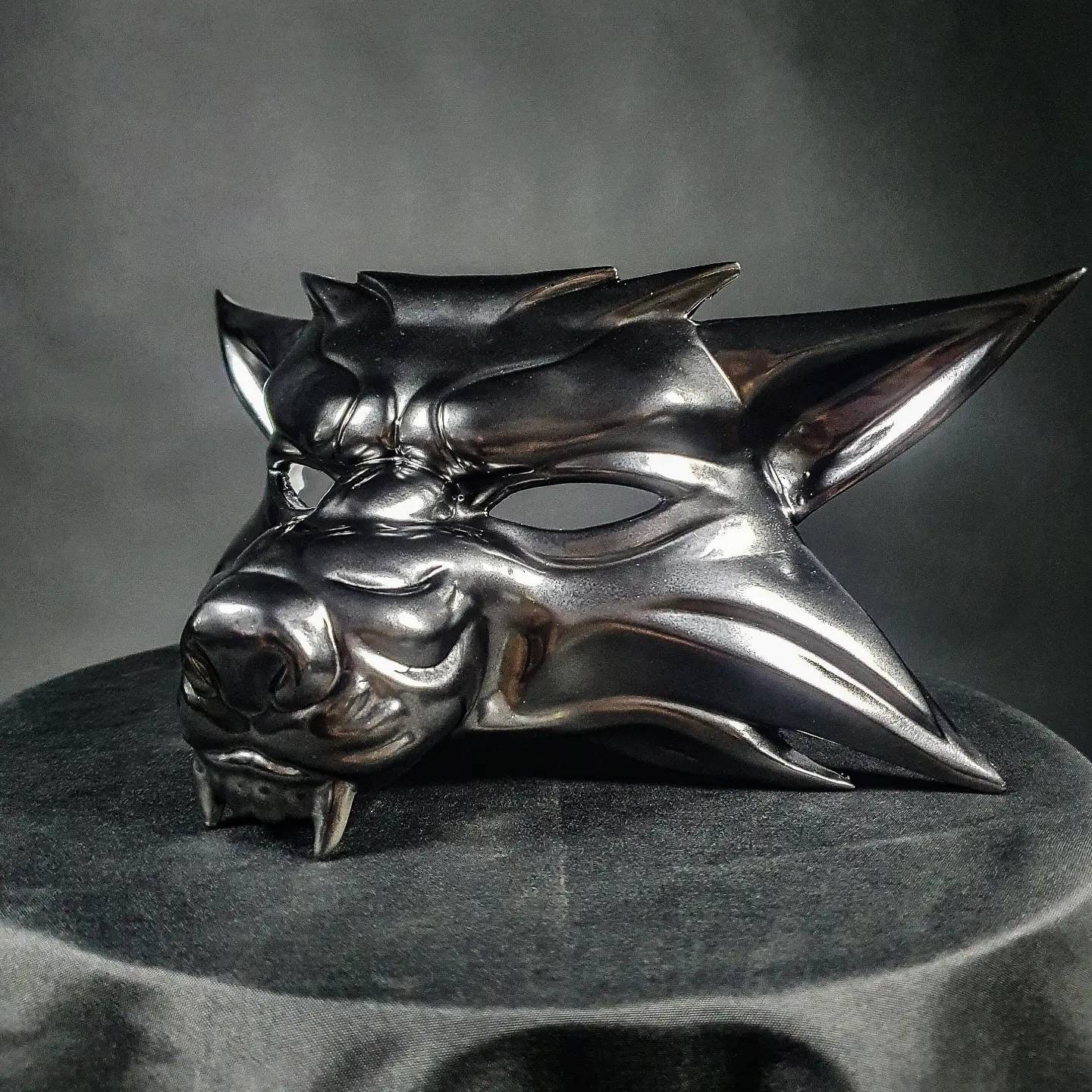 Wolf Mask the Witcher - Etsy