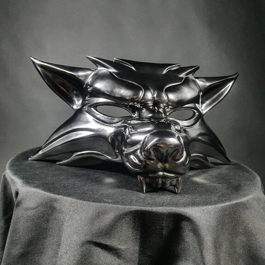Wolf Mask the Witcher - Etsy