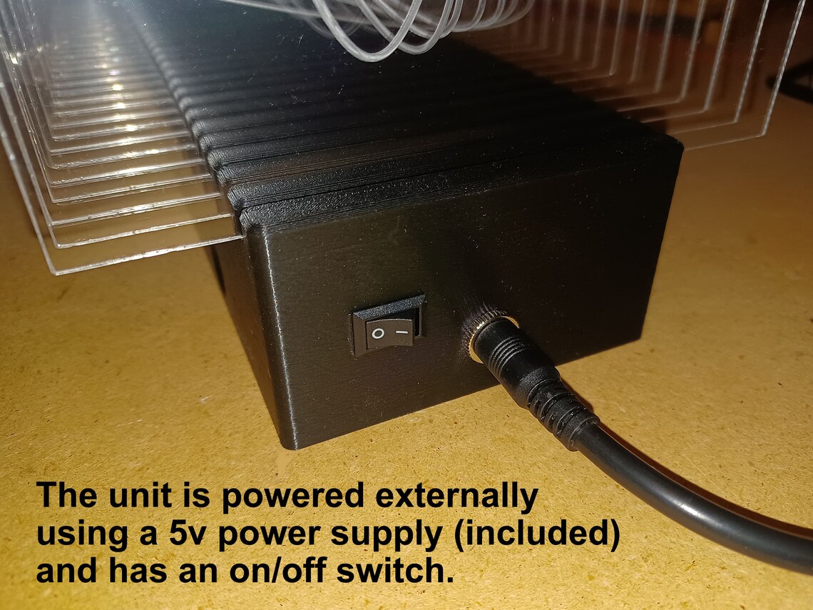 Acrylic Light Display - Spline Wave - Etsy