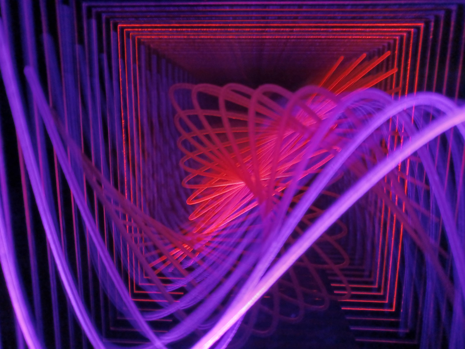 Acrylic Light Display - Spline Wave - Etsy