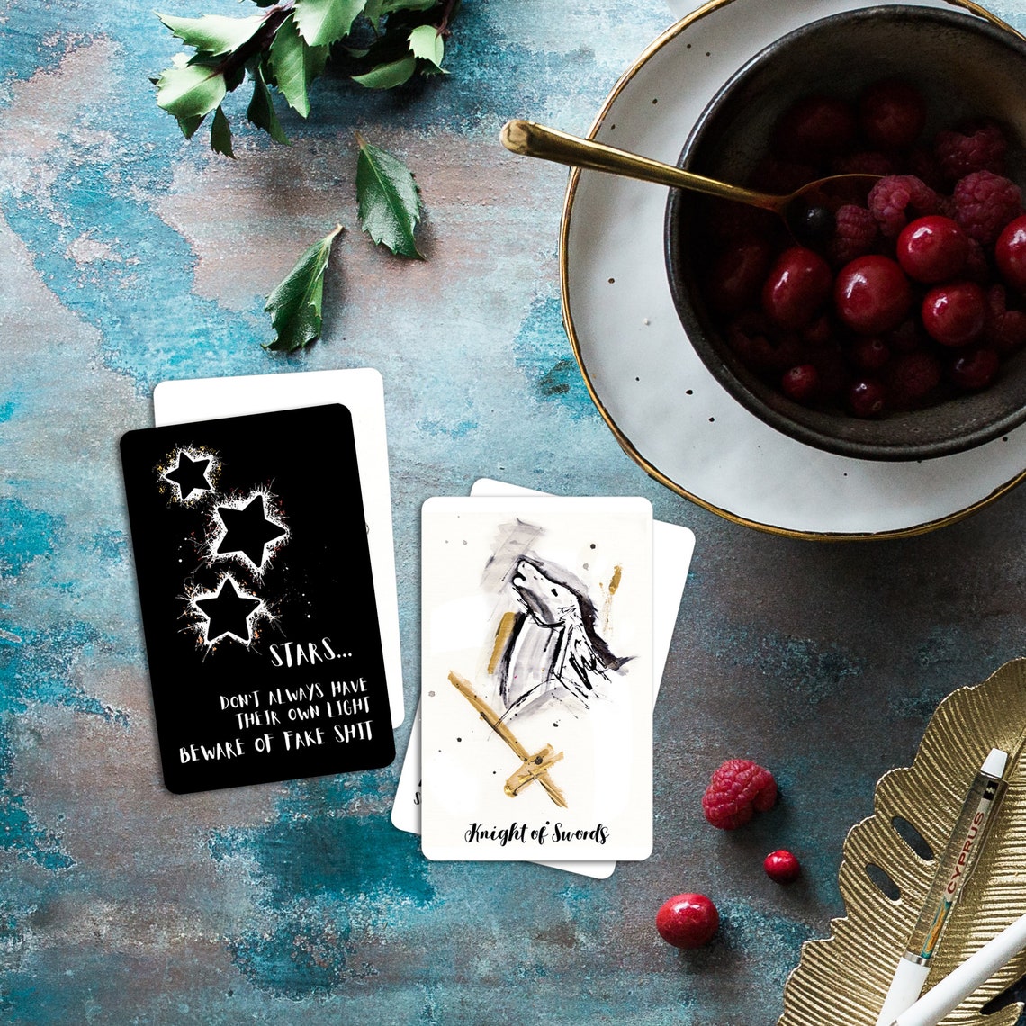 DIVINATION KIT Tarot Deck With Guidebook 78 Cards Tarot - Etsy