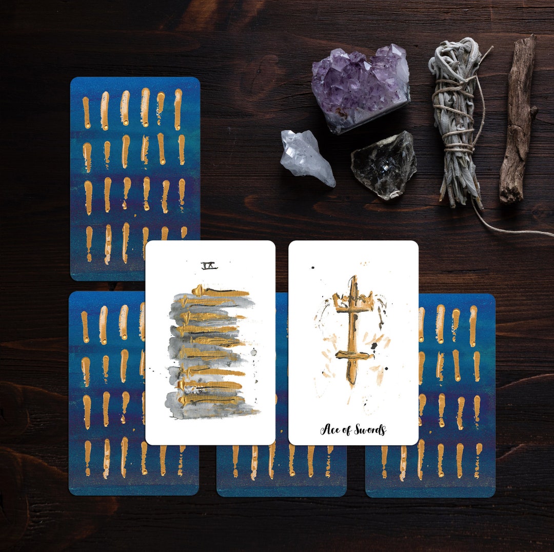 Greek Light Tarot Card Deck: 78 Hand Illustrated Oracle Cards - Etsy