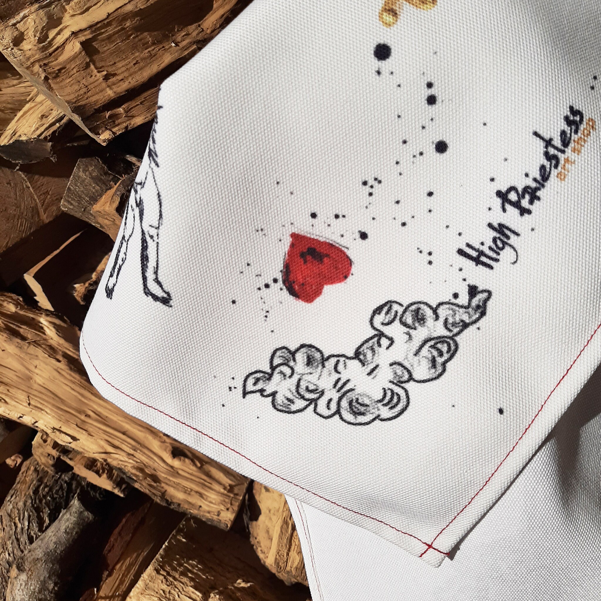 PURPLE TAROT Cloth Carding cloth ALTAR Cloth Altar reading | Etsy