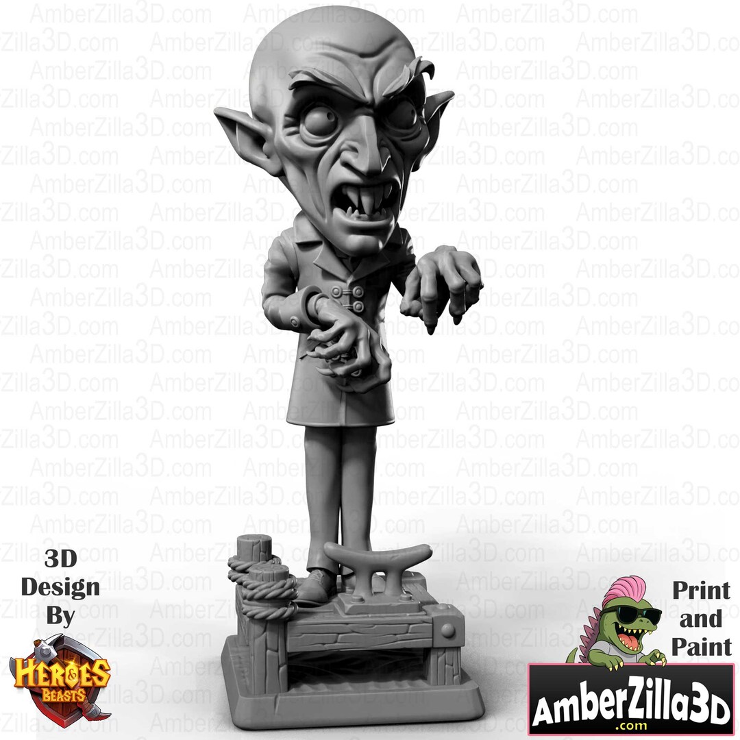 Nosferatu Chubhead Collectable - Mini Statue for Classic Monster Movie ...
