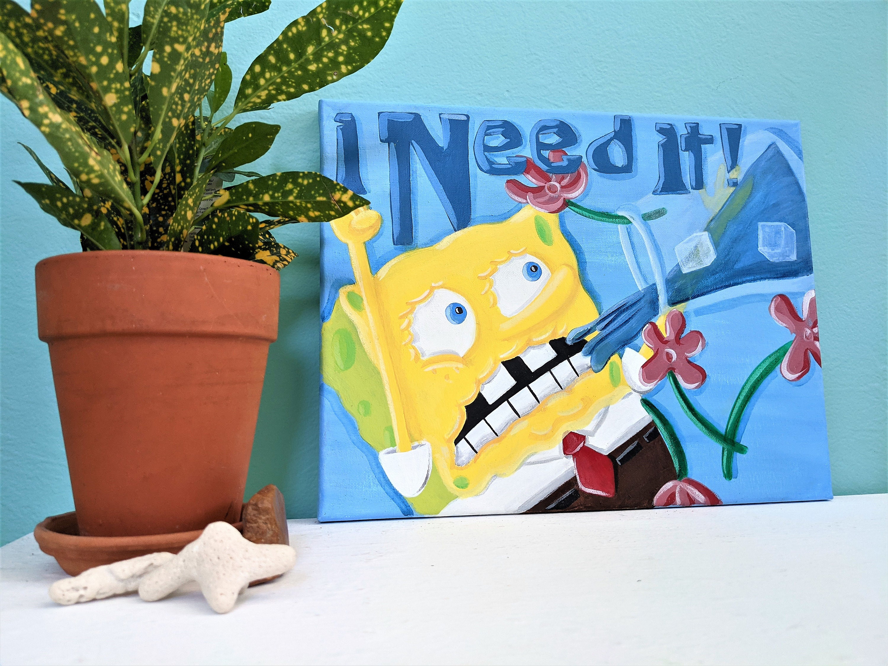 SpongeBob SquarePants Acrylic Painting By LukasThorne On DeviantArt ...