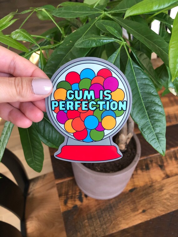 Gum is Perfection Chandler Bing Friends TV Show Sticker TV - Etsy