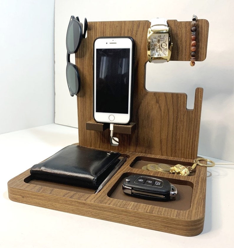 Wooden Docking Station - Walnut - Etsy