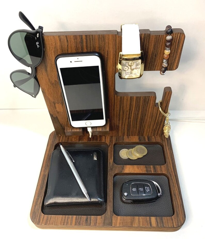 Wooden Docking Station Rosewood - Etsy