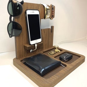 Wooden Docking Station - Walnut - Etsy