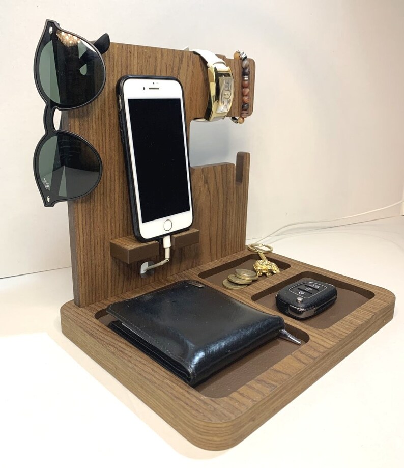 Wooden Docking Station - Walnut - Etsy