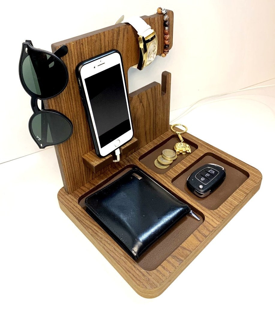 Wooden Docking Station - Walnut - Etsy