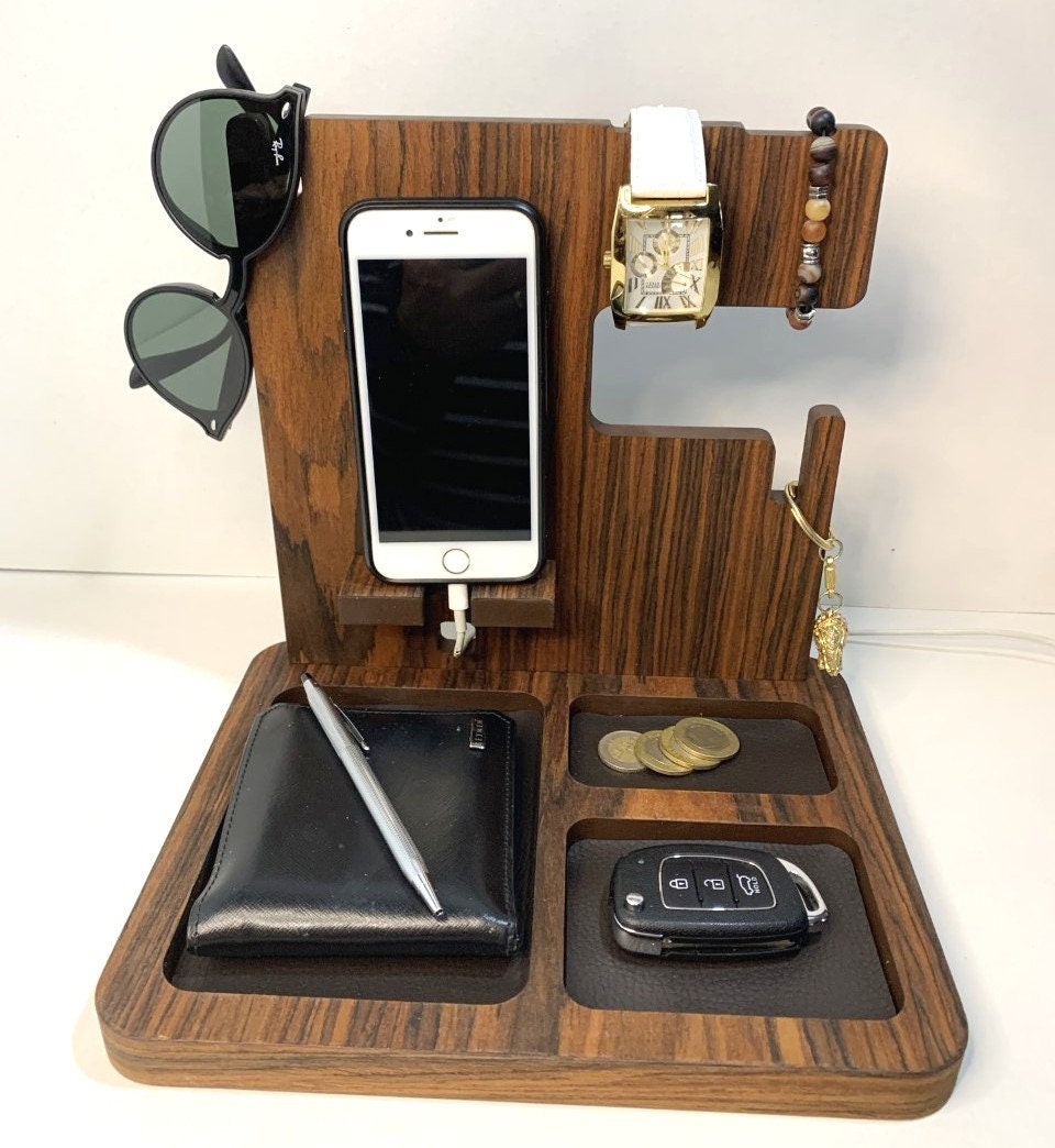 Wooden Docking Station - Rosewood - Etsy