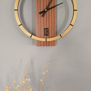 Original Natural Wall Clock,natural Wood Hand Made Clock,unique Design ...