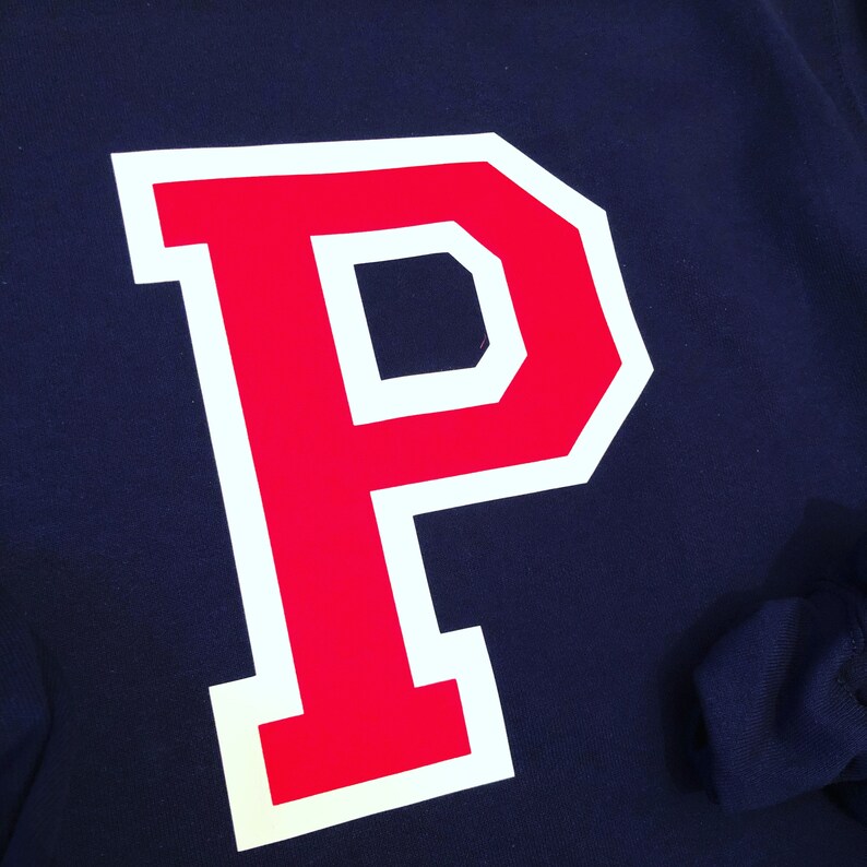 Letterman Sweatshirt any Letter - Etsy