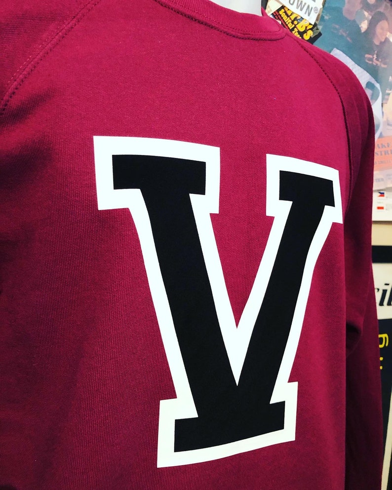 Letterman Sweatshirt any Letter - Etsy